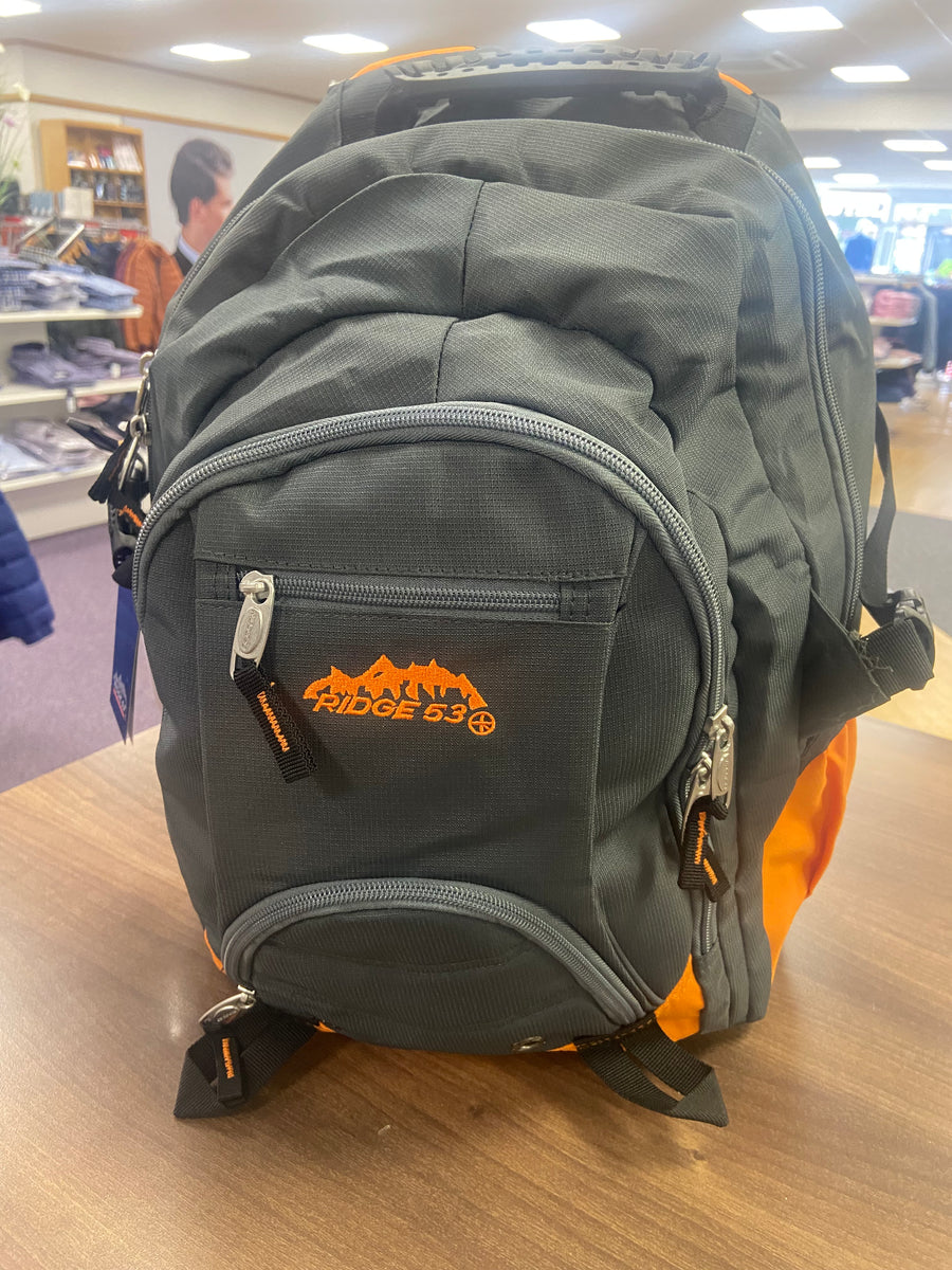 Backpack Ridge 53 Bolton Grey Orange – Phillips Menswear