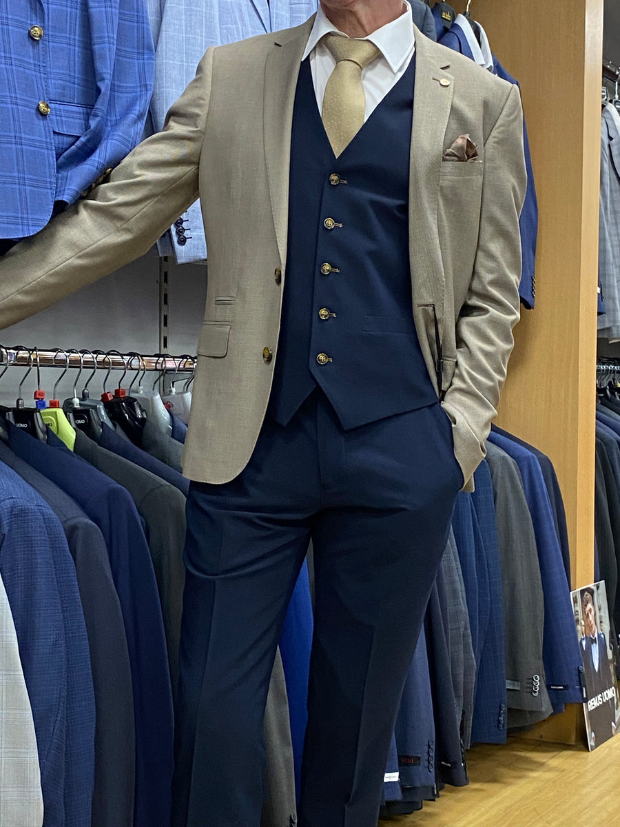 6TH Sense Mens Suit Hopkins Walnut – Phillips Menswear