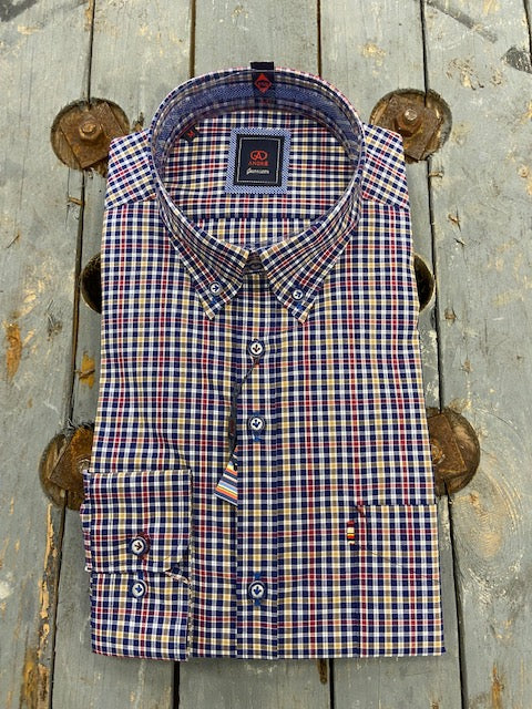 Andre Mens Shirt Jason Burgundy – Phillips Menswear